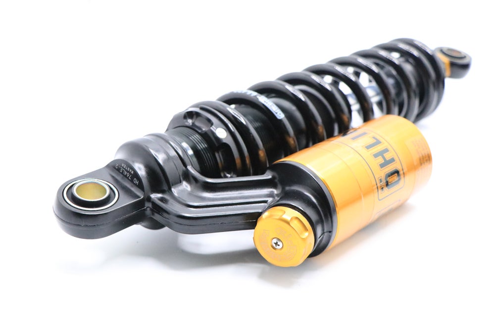 Öhlins HD 764LE - Fully Adj. 13" Blackline Twin Shocks (Gold Reservoirs)